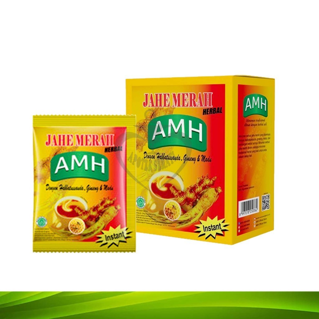 Jual Jahe Merah Amanah Jahe Merah AMH Herbal Daya Tahan Tubuh | Shopee ...