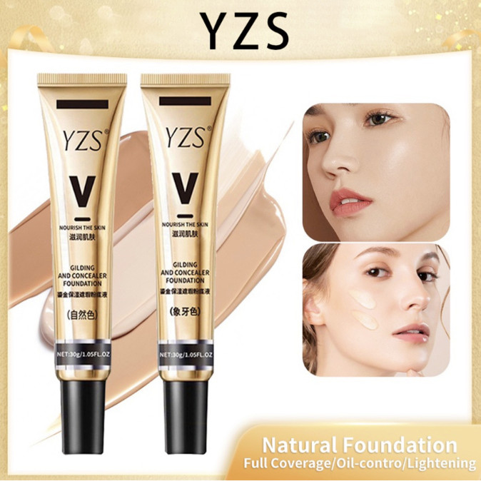 Jual BPOM YZS Liquid Matte Foundation Tahan Lama 24 Jam Waterproof Oil Control Full Coverage ...