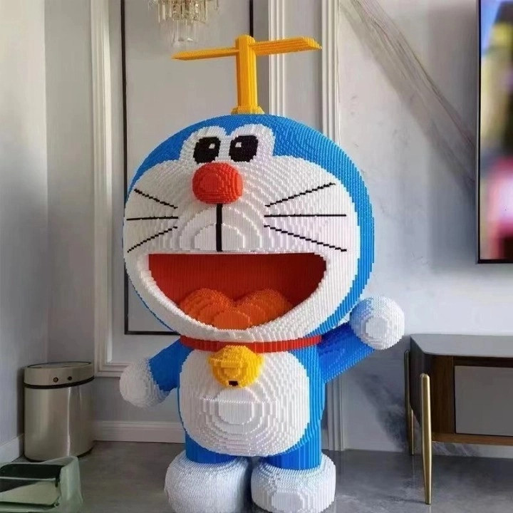 Jual Doraemon-11000pcs Nano Block violent Bear Series Bricks Education ...