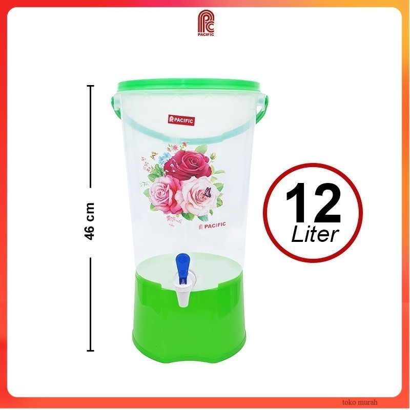 Jual Dispenser Air minum 12 liter Plastik dengan kran water Dispenser ...