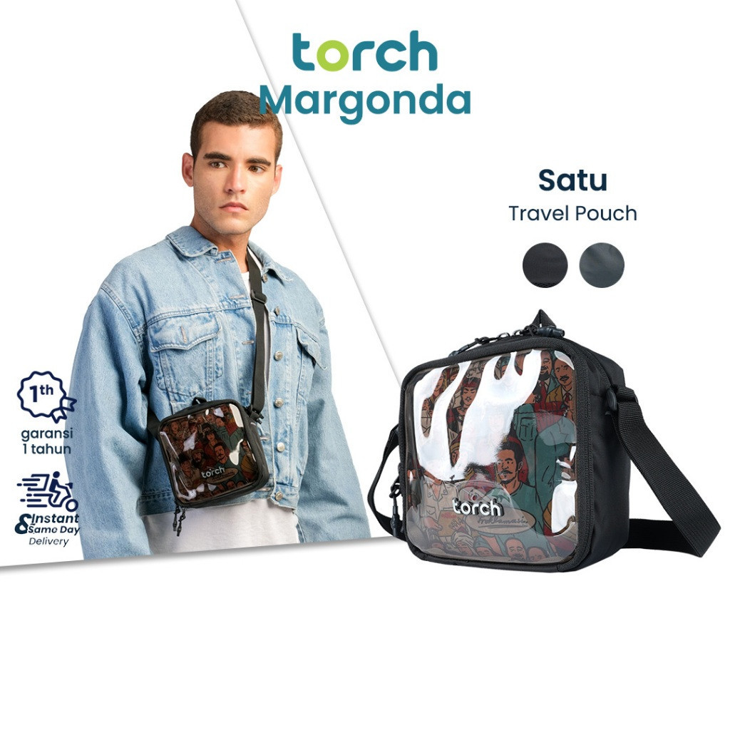 Jual TORCH Satu Travel Pouch Tas Selempang Pria Wanita Artwork Spesial Hari Merdeka | Shopee ...