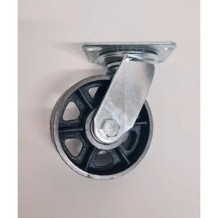 Jual Roda Besi Heavy Duty 5 inch Hidup / Muter | Shopee Indonesia