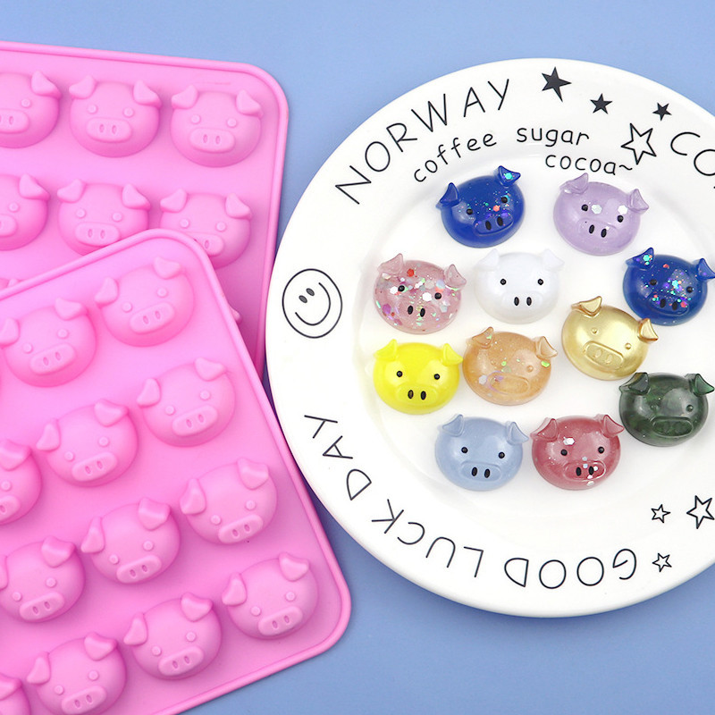 Jual Cetakan jeli es batu coklat kue silikon/ Cetakan silicon jelly ...