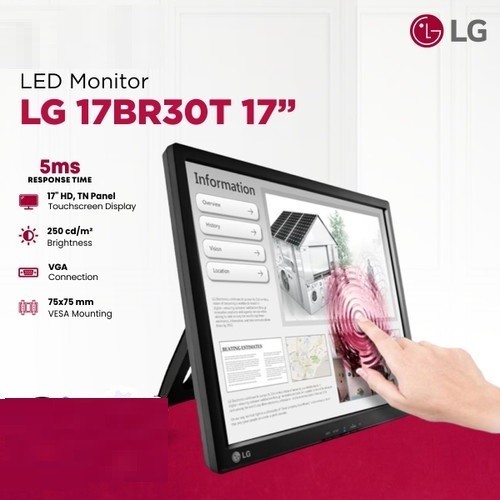Jual Monitor LED LG 17BR30T / 17BR30-T (17"/HD/TN/VGA/75Hz/5ms ...