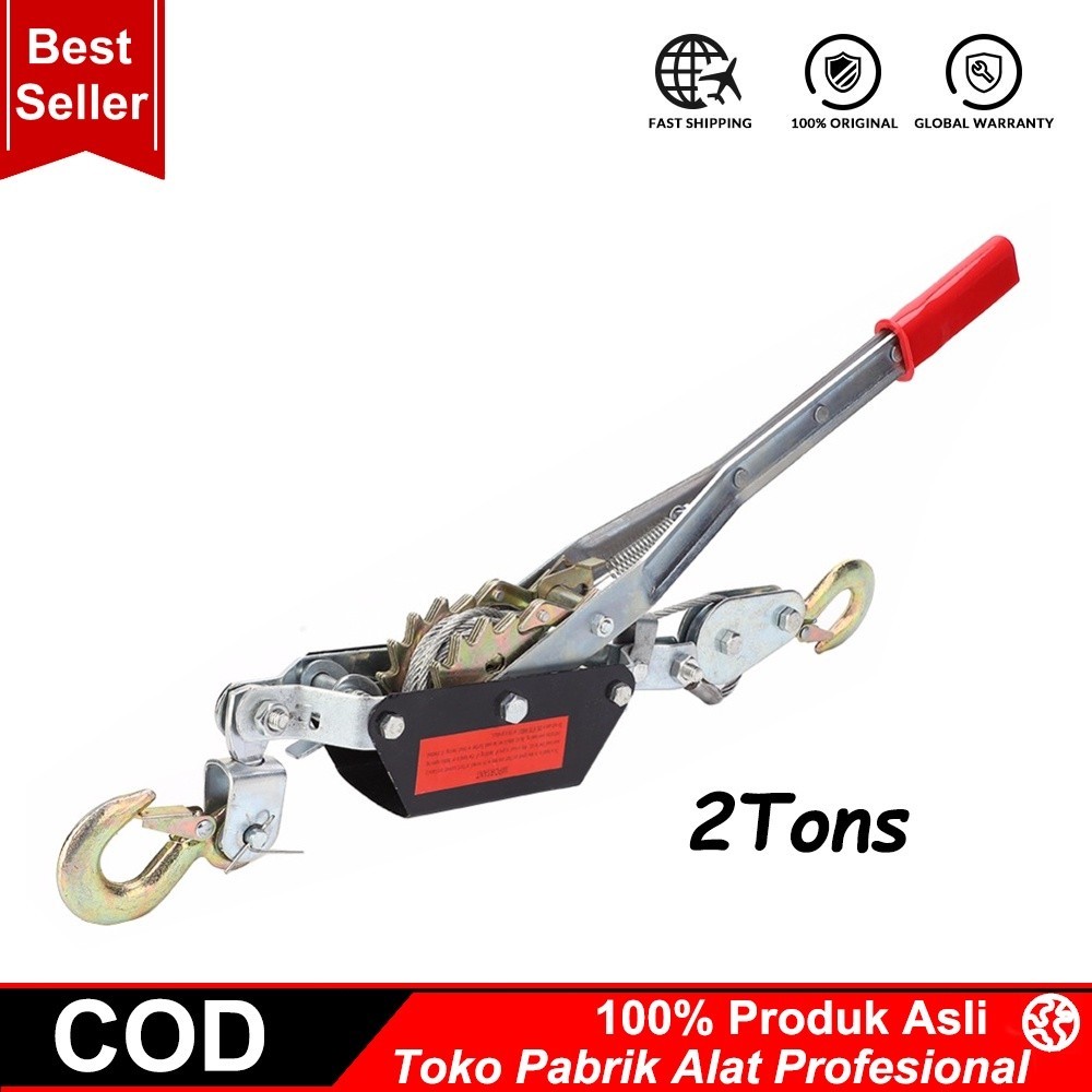 Jual AG95 Hand Puller Rachet Tracker / Hand Takel - Kapasitas 2 ton ...