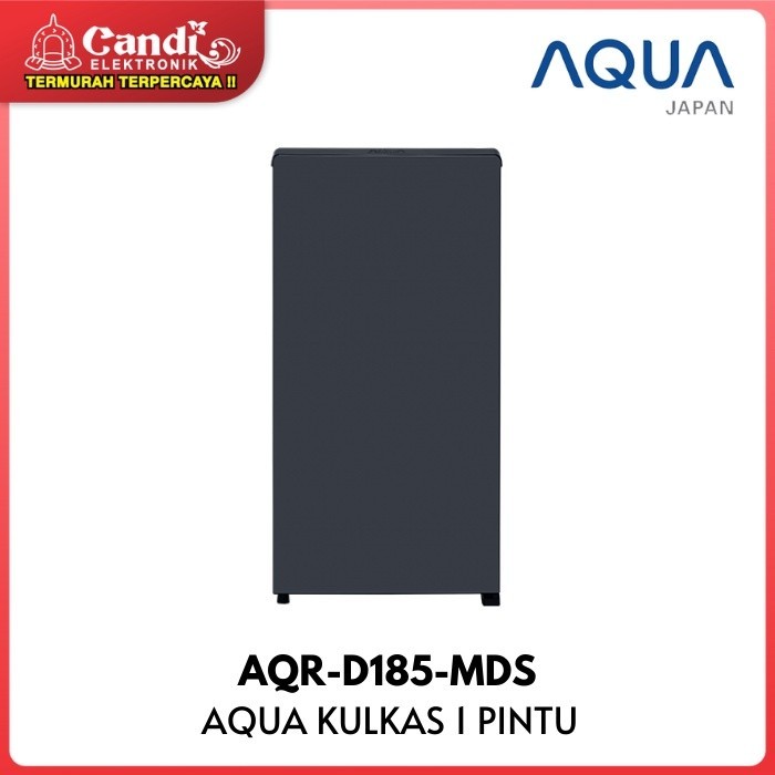 Jual AQUA Kulkas 1 Pintu Kapasitas 145 Liter Semi Auto Defrost Dark Silver AQR-D185-MDS | Shopee ...