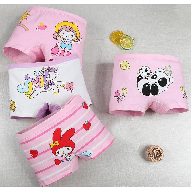 Jual 1234OS - Celana dalam anak perempuan segiempat underwear boxer ...