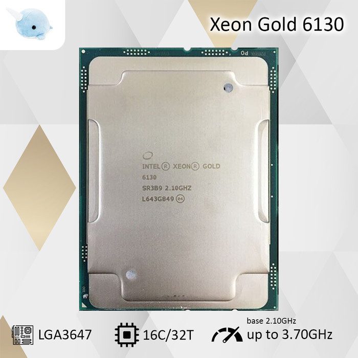 Jual Intel Xeon Gold 6130 Processor 3.70GHz LGA 3647 CPU Second 16C32T ...
