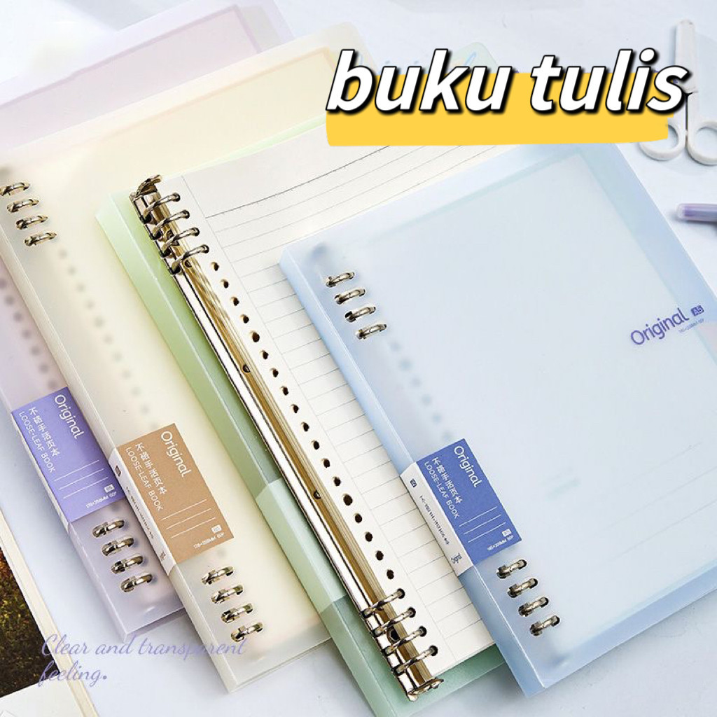 Jual Binder Note A5 B5 Buku Tulis Sekolah Notebook Aesthetic Korea ...
