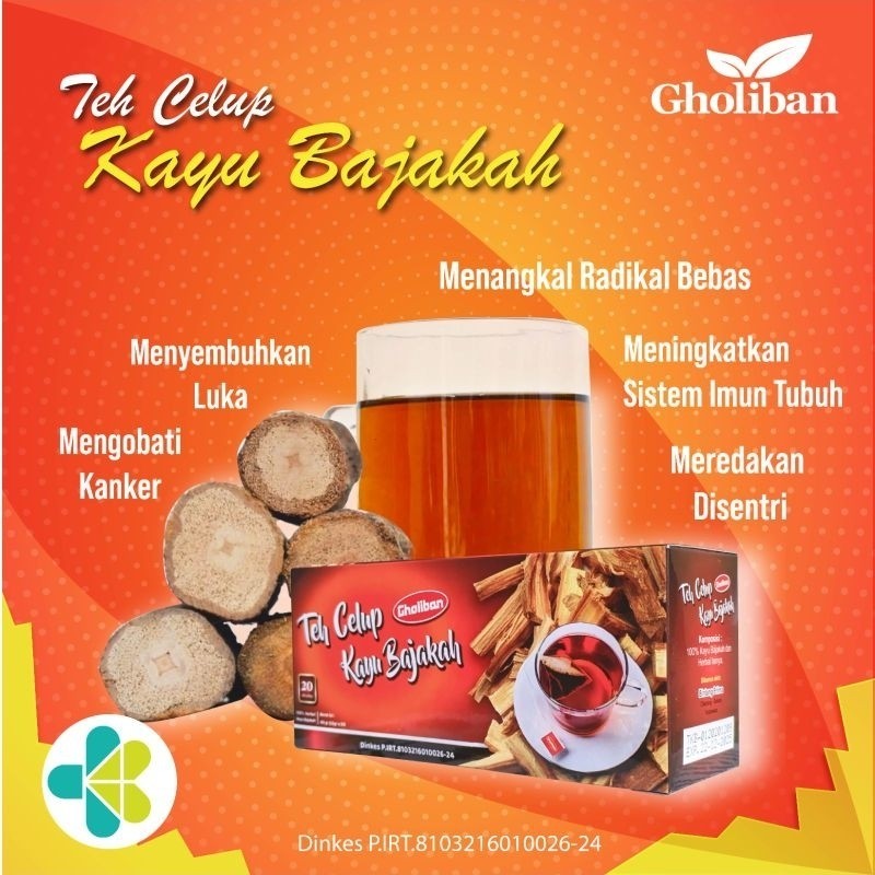 Jual Teh Celup Kayu Bajakah Gholiban Teh Akar Bajaka | Shopee Indonesia
