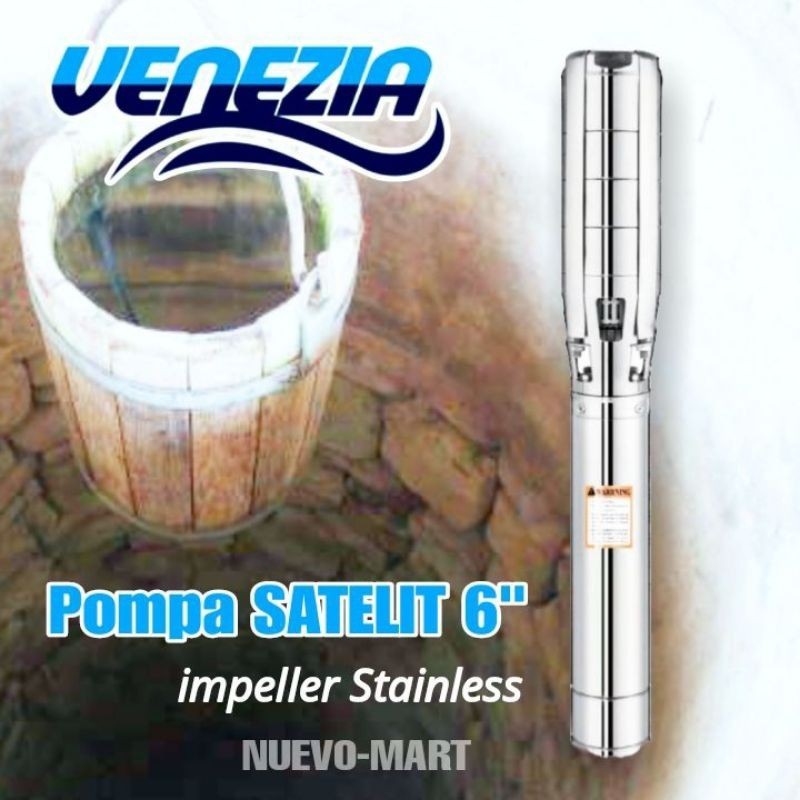 Jual VENEZIA 6 SPV 30-4 Pompa Celup Sumur Bor Pompa Satelit 6 inch 5.5 ...