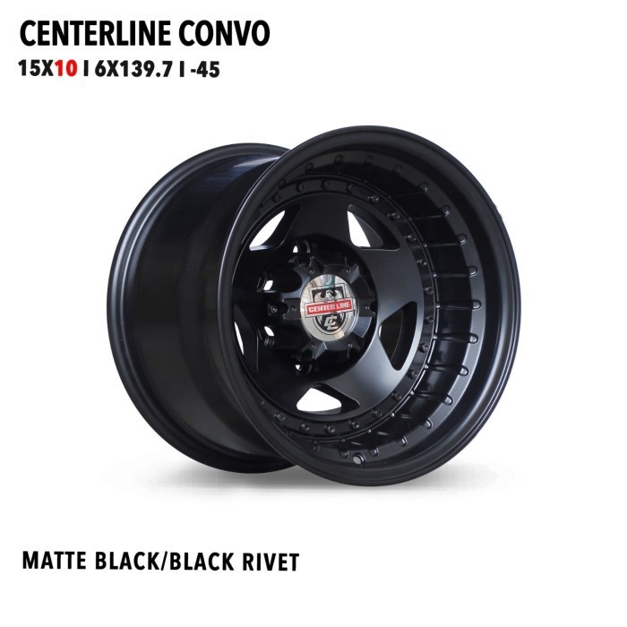 Jual 5p Velg CENTERLINE CONVO 15x10 6H 139.7 ET-45 Mobil Hardtop Pajero ...