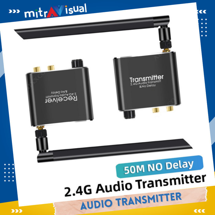 Jual 24G Wireless Audio Transmitter Receiver highdefinition 50M NO ...