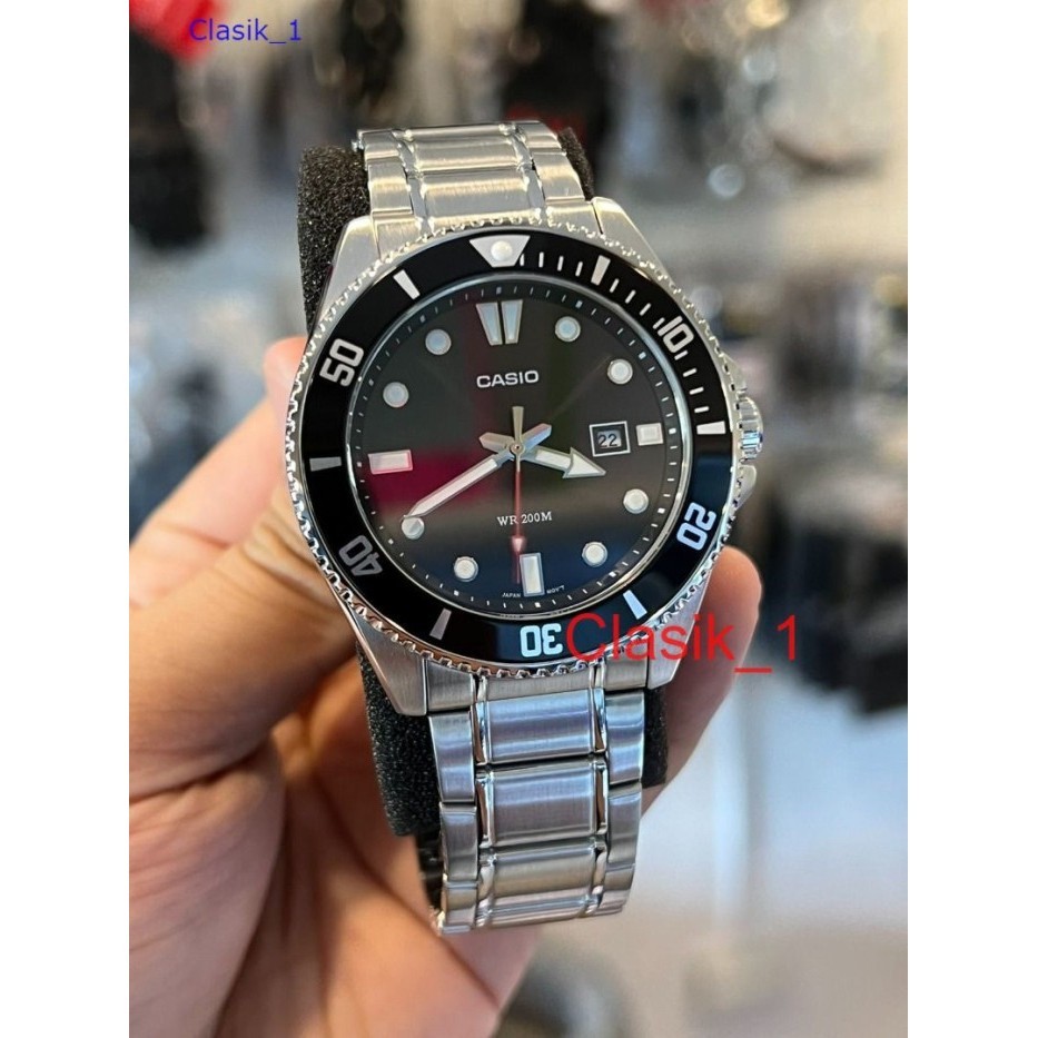 Jual Original 100%!! Casio MDV-107D-1A1VDF Marlin Duro Diver 200m MDV ...