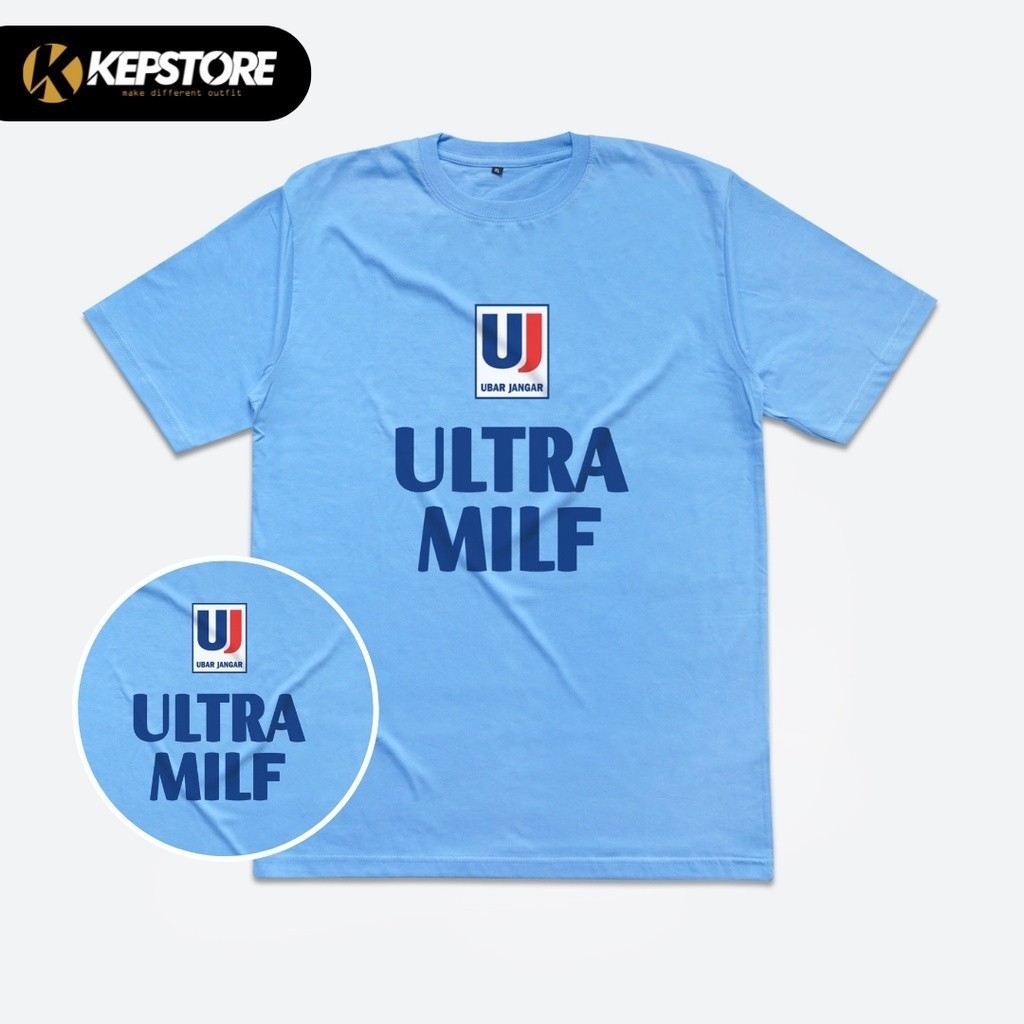 Jual DarjoCloth - Kepstore - Kaos Ultra Milf Plesetan - Combed 30s - Kaos Viral - Unisex ...