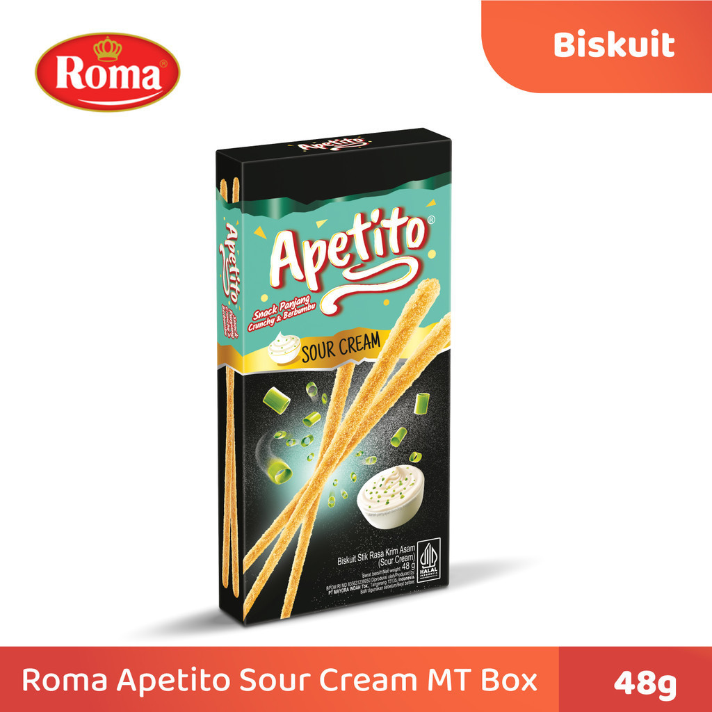 Jual Roma Apetito Sour Cream MT Box | Shopee Indonesia