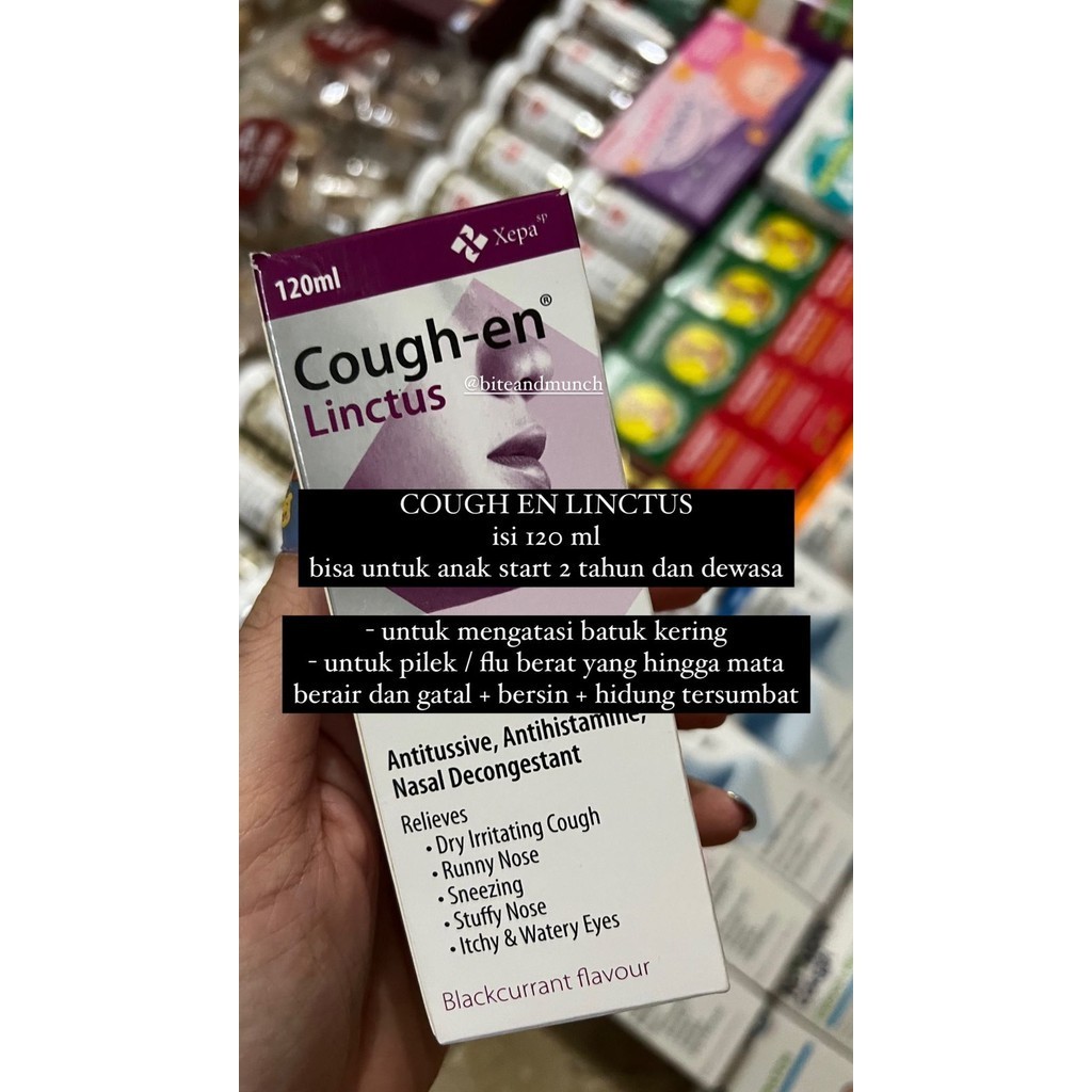Jual COUGH EN LICTUS obat batuk kering flu pilek alergi malaysia penang ...