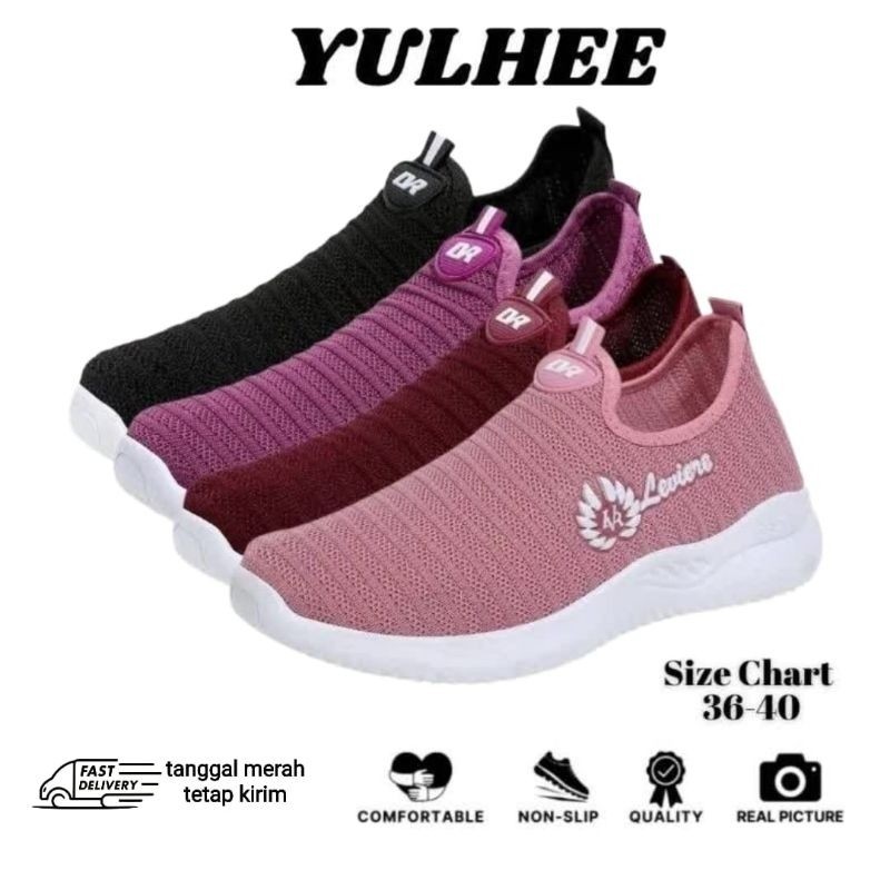 Jual CSS , Sepatu Sneakers Wanita Sepatu Rajut SLIP ON Terbaru 2024 ...