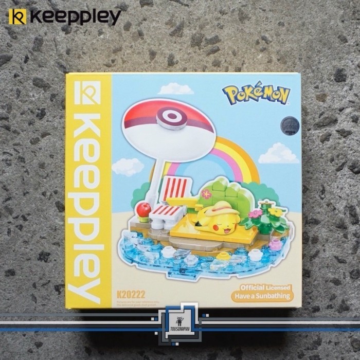 Jual Keeppley Pokemon K20222 Pikachu Have a Sunbathing Bricks Block ...
