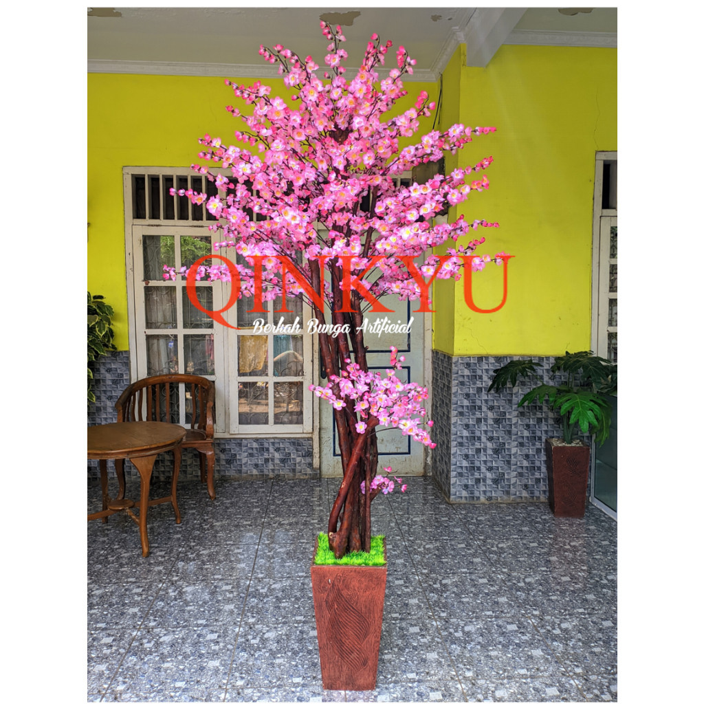 Jual sakura artificial 200cm- pohon sakura- bunga plastik- sakura ...