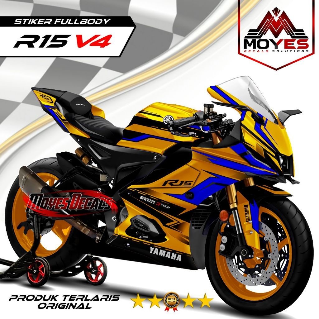 Jual Stiker Fullbody R15 V4 Motif Keren - Decal Stiker R15 V4 MYS482 ...