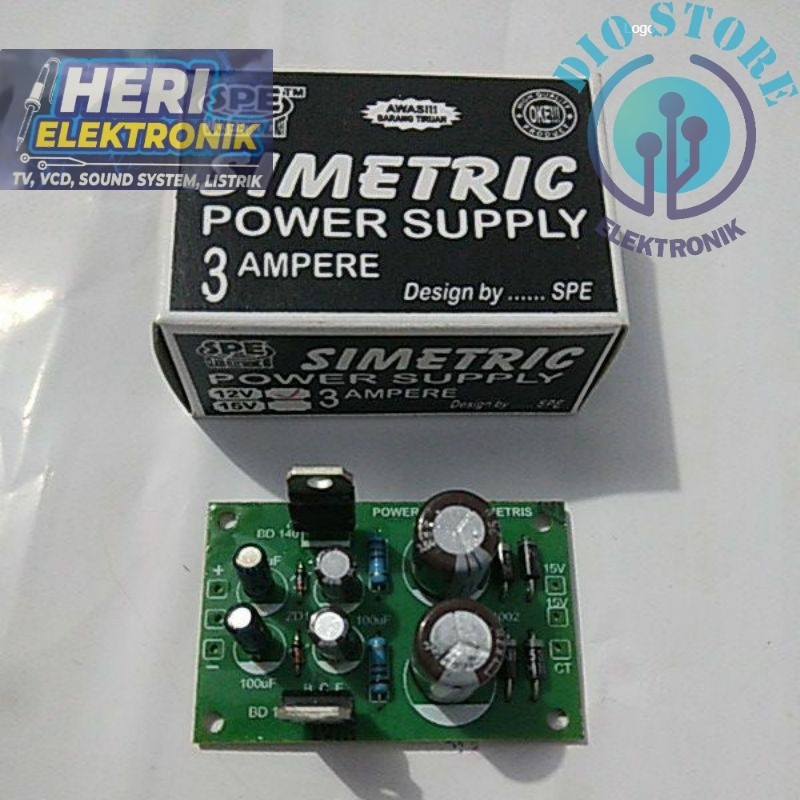 Jual kit simetris power supply 15volt 3ampere | Shopee Indonesia