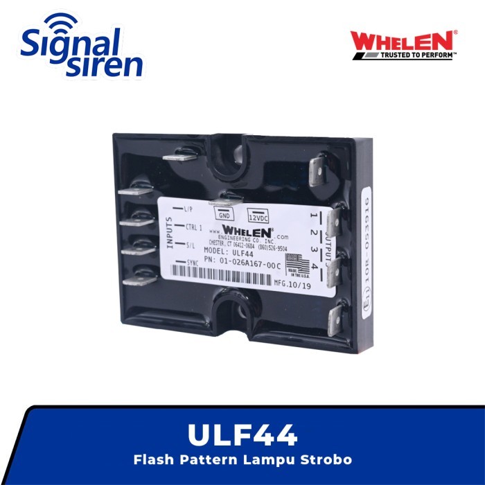 Jual Whelen ULF44 Flasher Flash Pattern Lampu Strobo | Shopee Indonesia