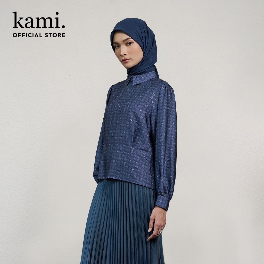 Jual Kami Nami Bishop Sleeve Top Atasan Lengan Panjang Wanita | Shopee ...