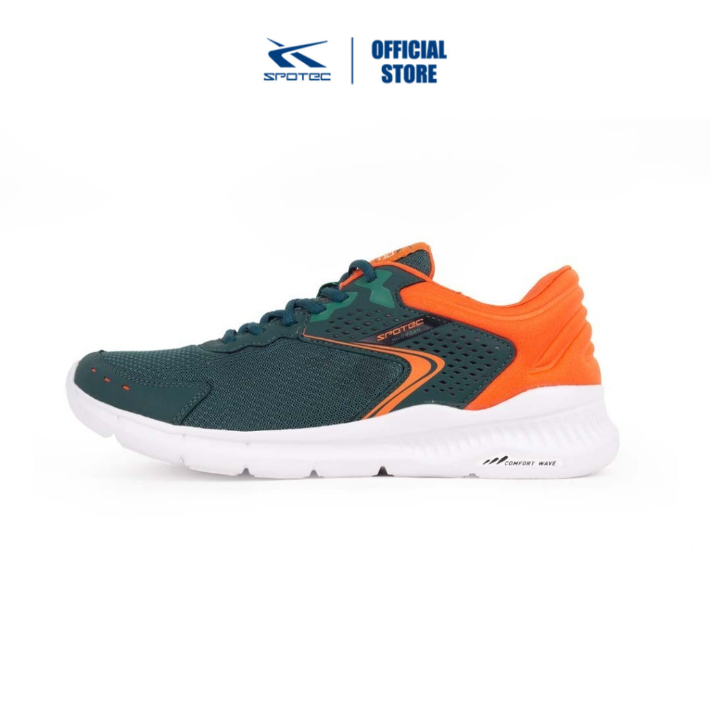 Jual Spotec Running Blitzer Sepatu Lari Pria Wanita - Hijau Oranye ...