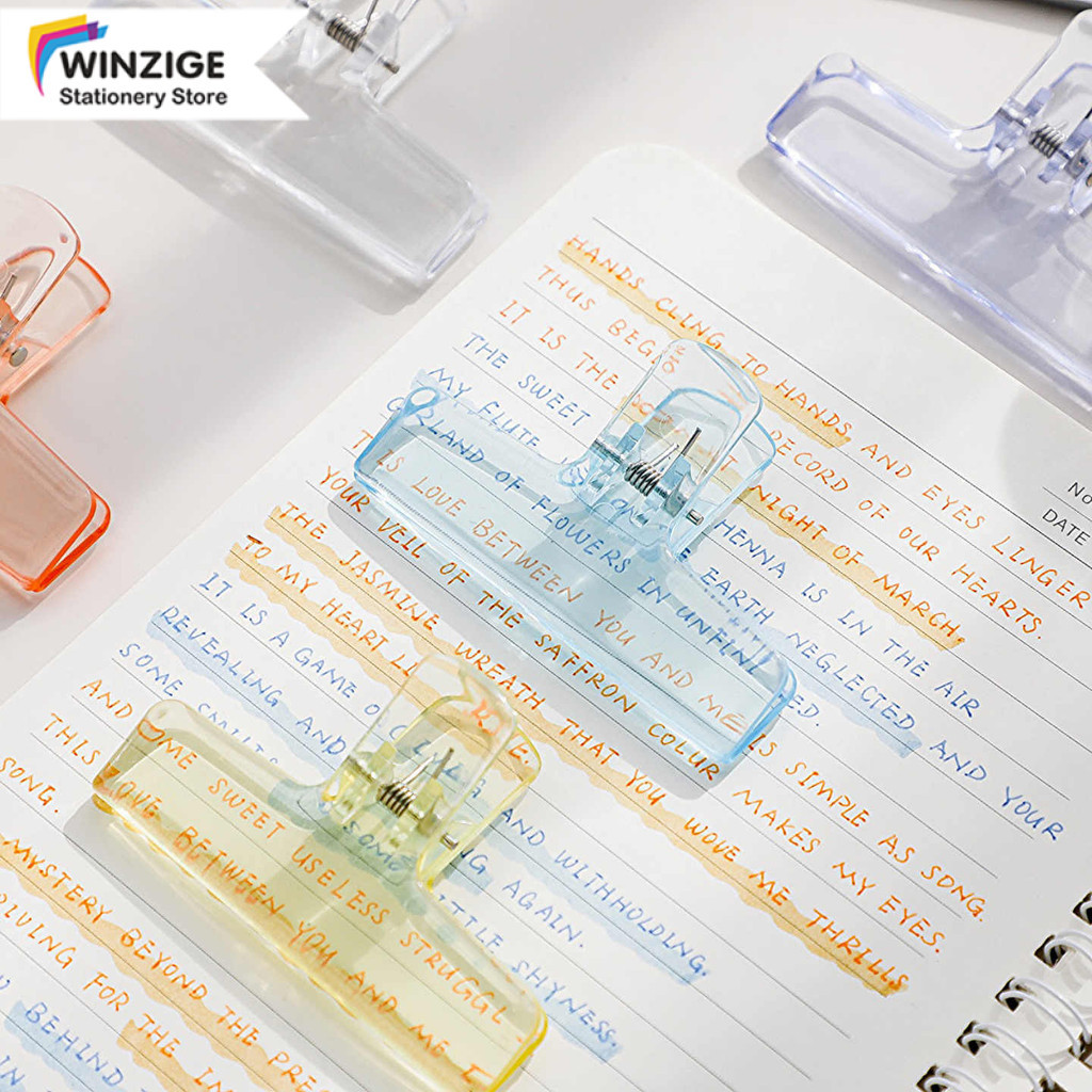 Jual Winzige Paper Clip Transparan Lucu Klip Kertas Lucu Klip Buku ...