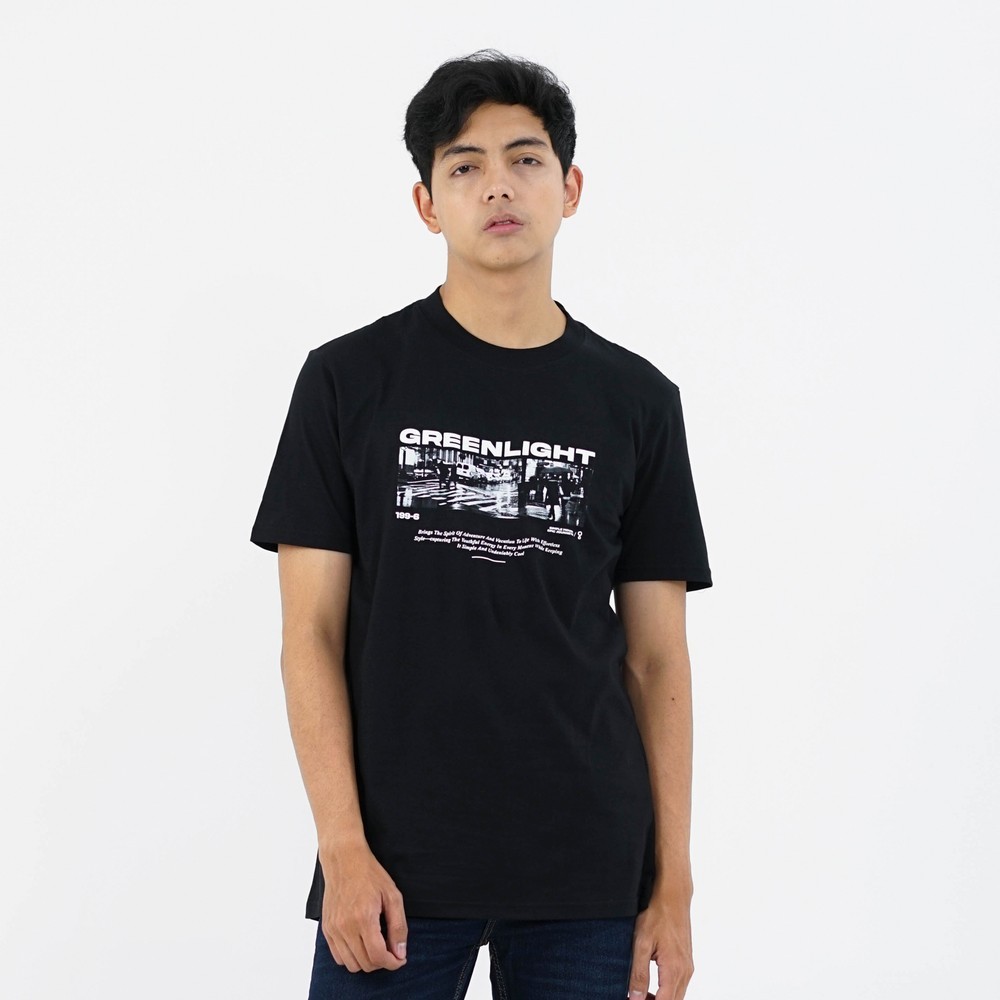 Jual Greenlight Kaos Pria Lengan Pendek Regular Fit Katun Zaff OL-CG381224 | Shopee Indonesia