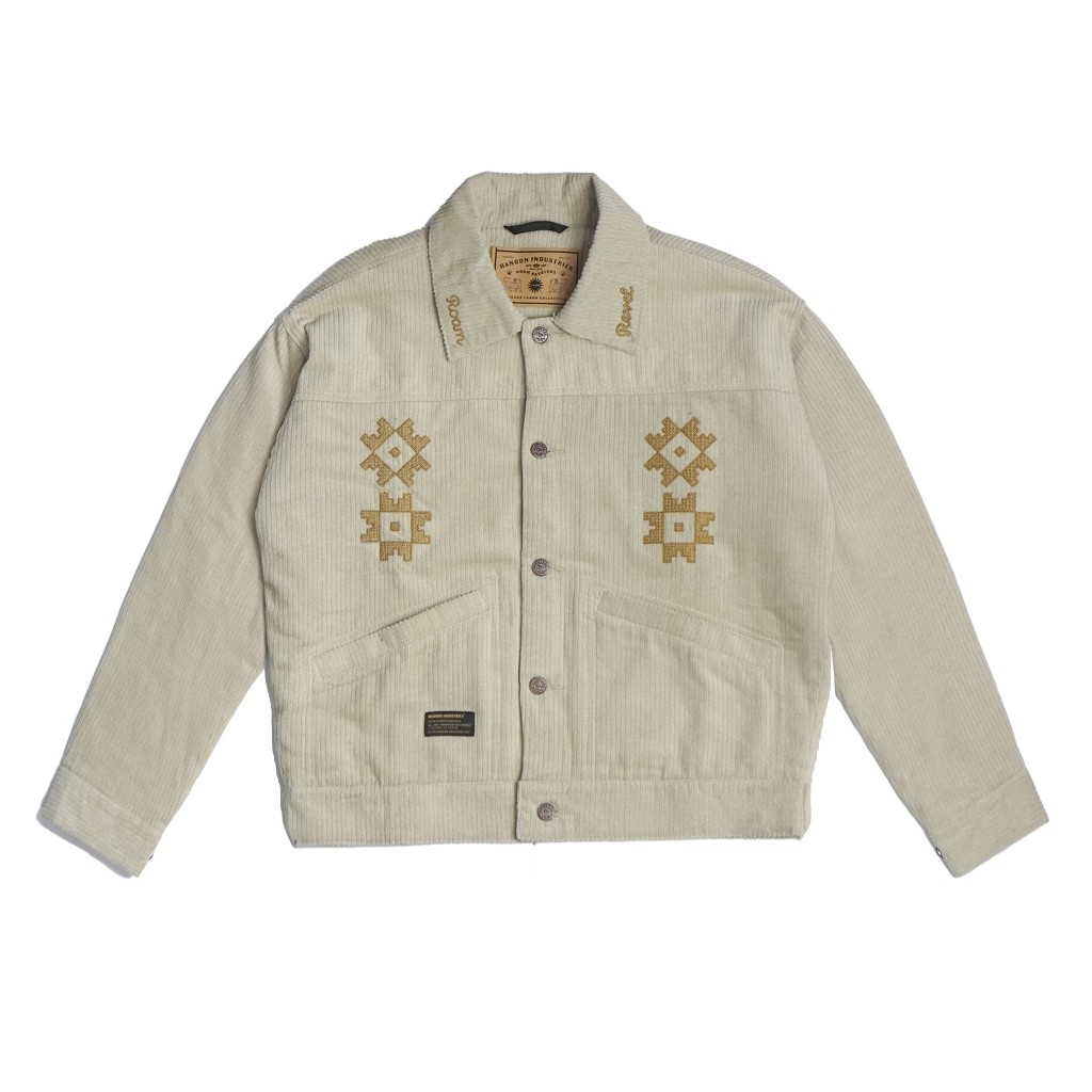 Jual Hanoon Industries – Work Jacket Corduroy Boxy Fit Cream Jacket ...