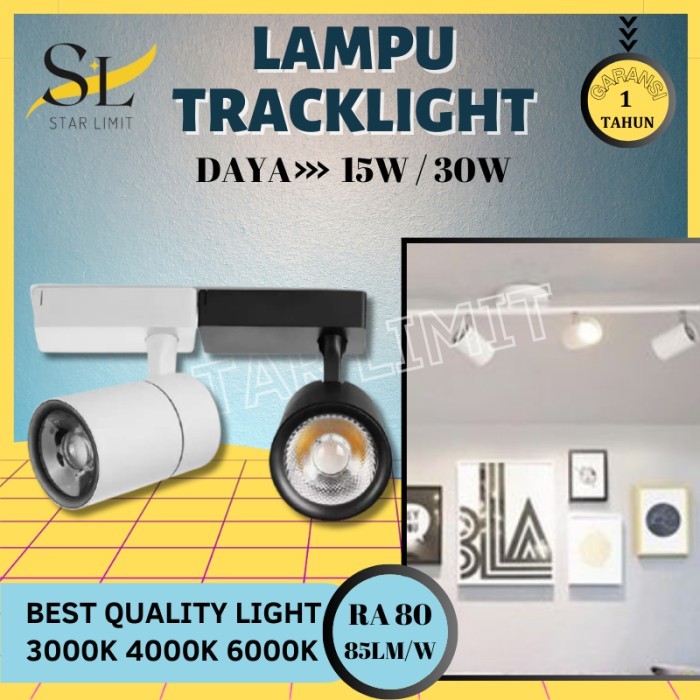 Jual Lampu Sorot Rel Led Track Light Lampu Rel Sorot Spotlight Track 15/30w | Shopee Indonesia