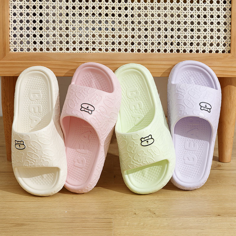 Jual Sandal Rumah KEPALA BERUANG BEAR DEPAN Sandal Wanita Slipon Sandal ...