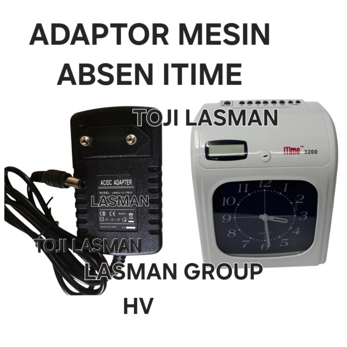 Jual BSM ADAPTOR MESIN ABSEN TIME RECORDER COLOKAN CHARGER CASAN CARGER ...