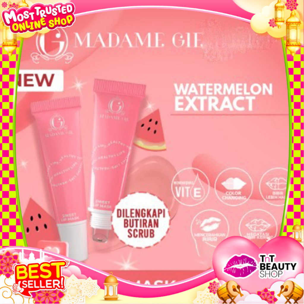 Jual Madame Gie Sweet Lip Mask - Masker Scrub Pencerah Bibir | TnT ...