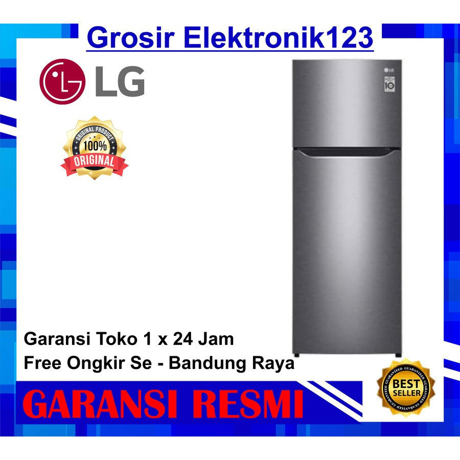 Jual Kulkas LG 2 pintu 210 Liter GNB 202SQIB 202 SQIB Inverter | Shopee ...