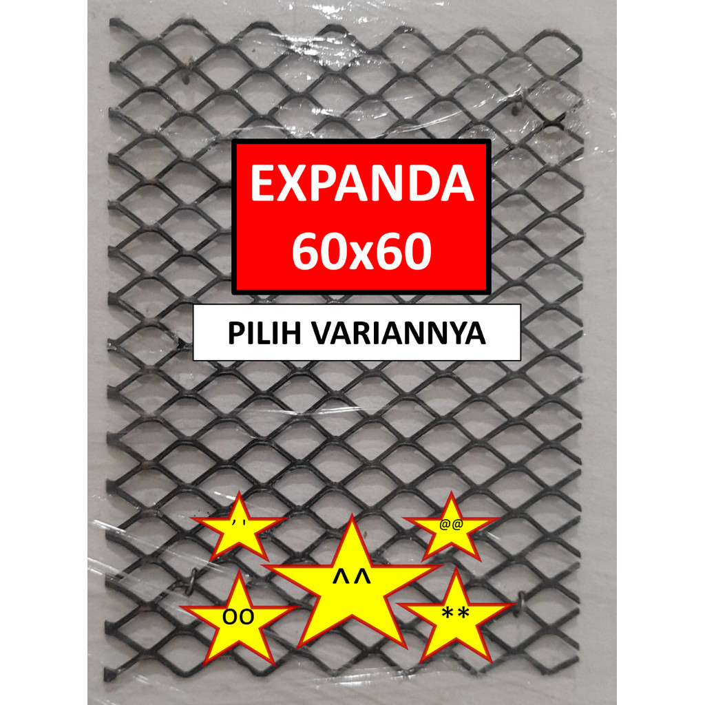 Jual Plat Expanded Metal - 60x60 cm - Plat Expanded - Expanded Mesh ...