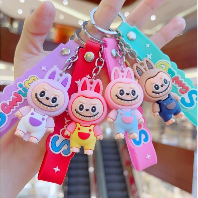 Jual Ganci Labubu karet - Gantungan Kunci Labubu Karakter Lucu Labubu ...