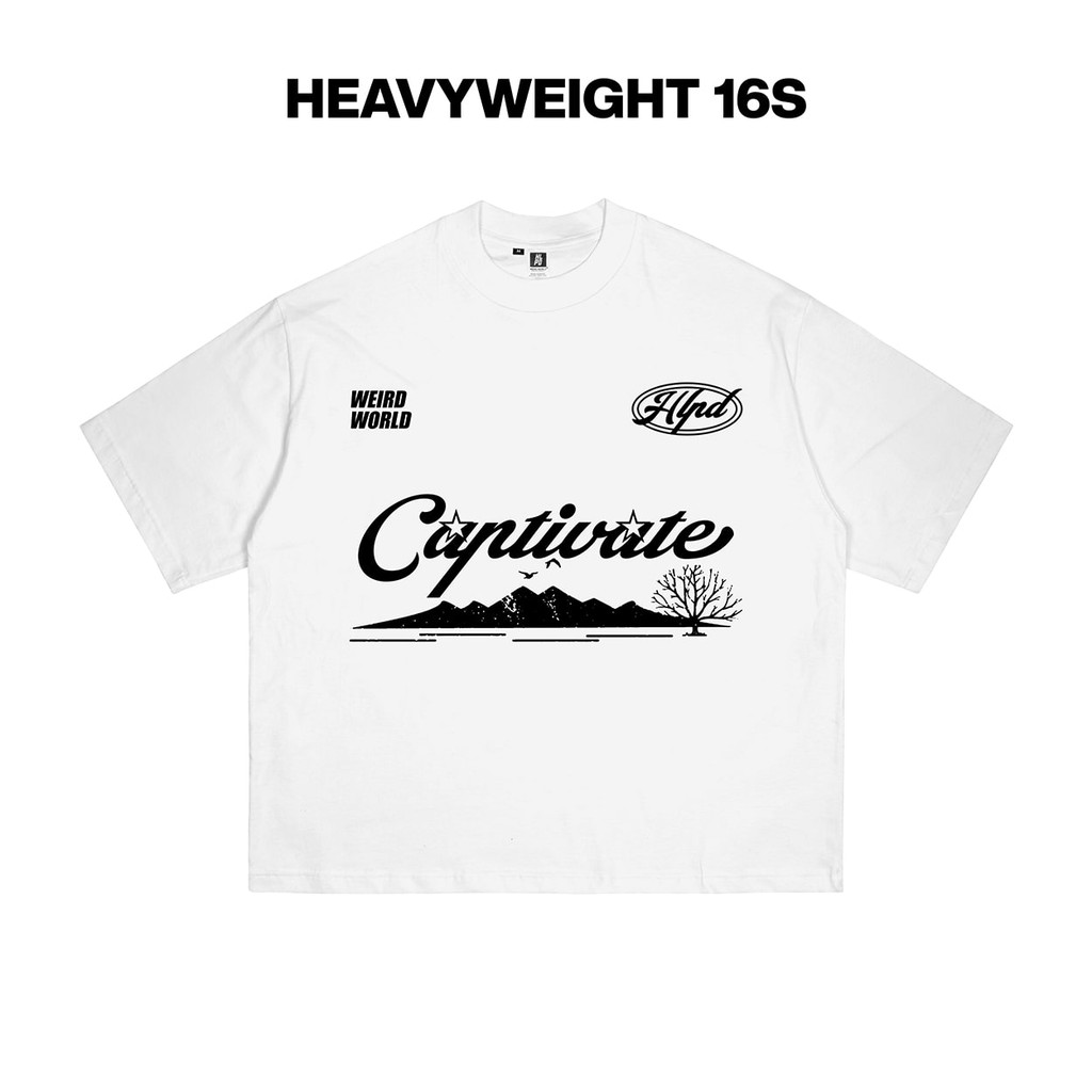 Jual HLPD Weirdworld 16S Heavyweight Boxy Tee - Captive | Shopee Indonesia