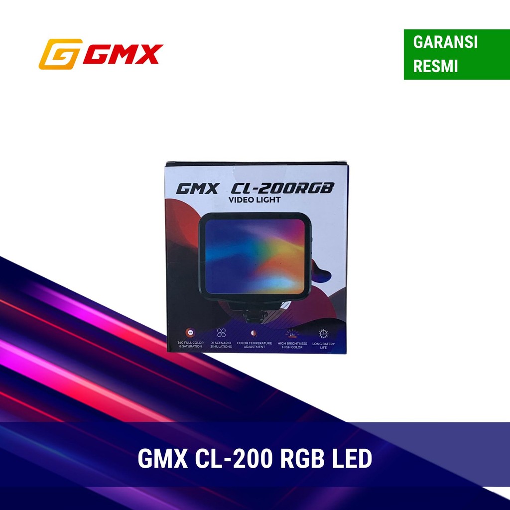 Jual Lampu GMX Gear CL-200 RGB LED | Shopee Indonesia