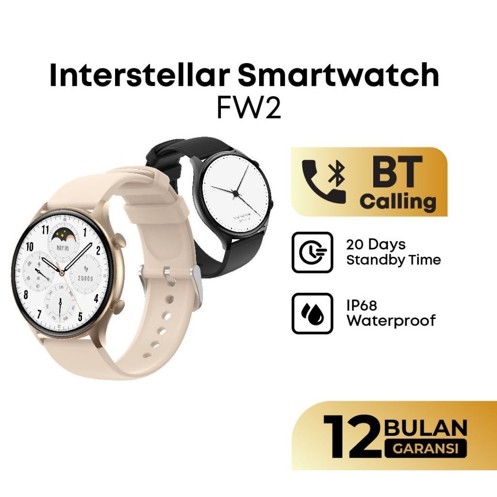 Jual OLIKE Smart watch FW2 HD Screen 1.39Inch Strap 22mm Bluetooth Call ...