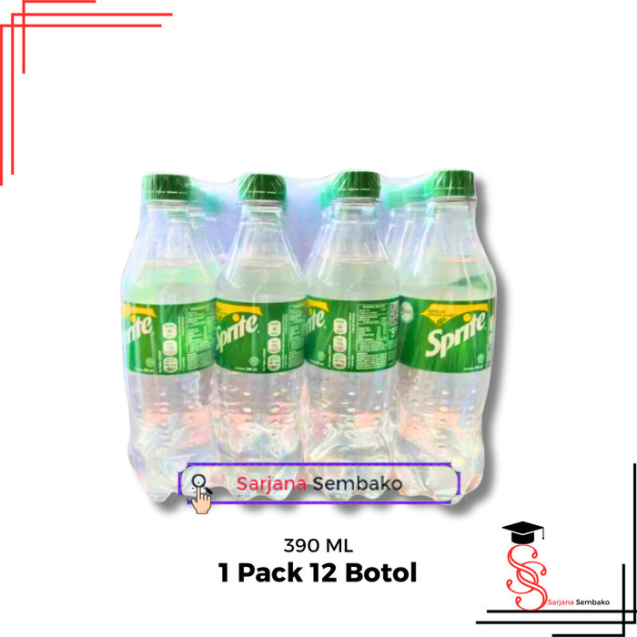 Jual Sprite Pet 390 ML - 1 Pack 12 Botol | Shopee Indonesia