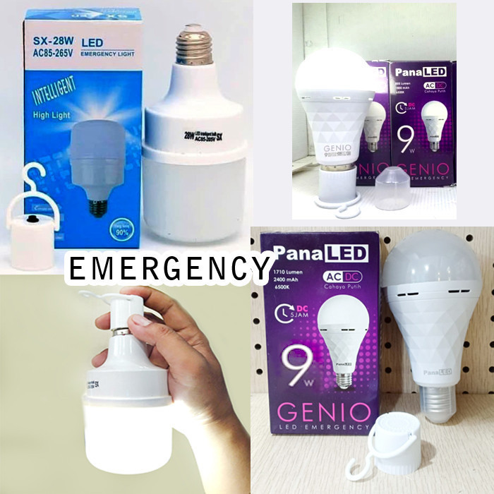 Jual Lampu Bohlam LED Otomatis Emergency 28W Lampu Darurat Hemat Energi ...