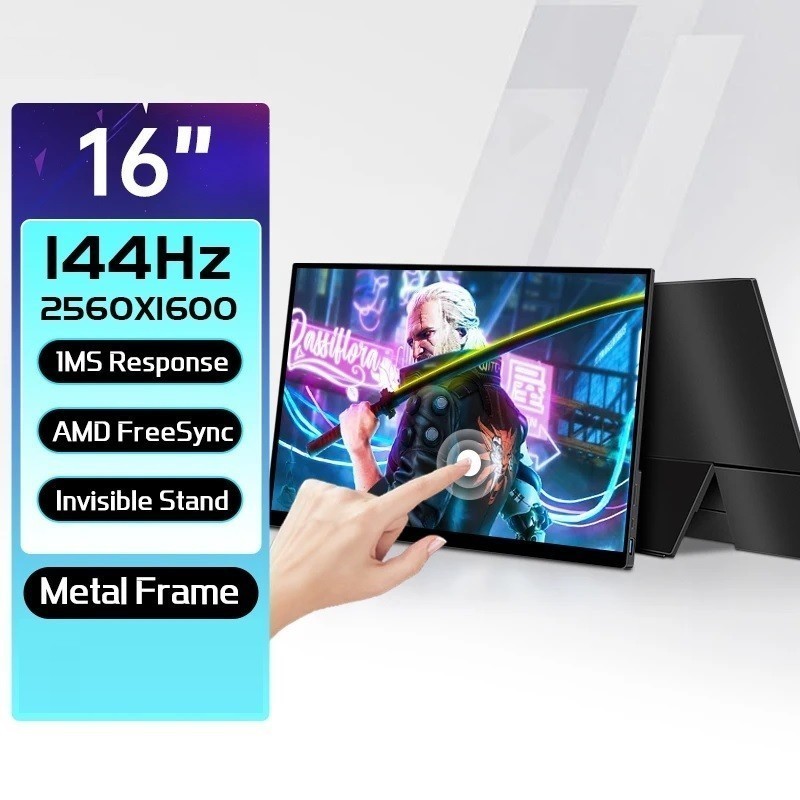 Jual Portable Monitor 16-inch WQXGA 2560x1600 2.5K - Touch Screen ...