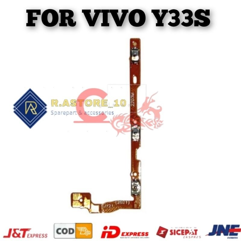 Jual Flexible Flexibel On Off Volume Vivo Y33S Y33s Fleksibel Tombol Power On Of Vol Original ...