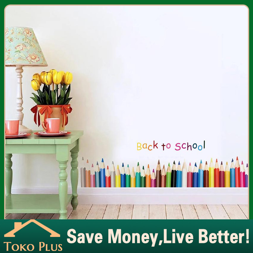 Jual Wall Sticker Dinding anak motif Pensil lucu Premium Stiker Kamar ...