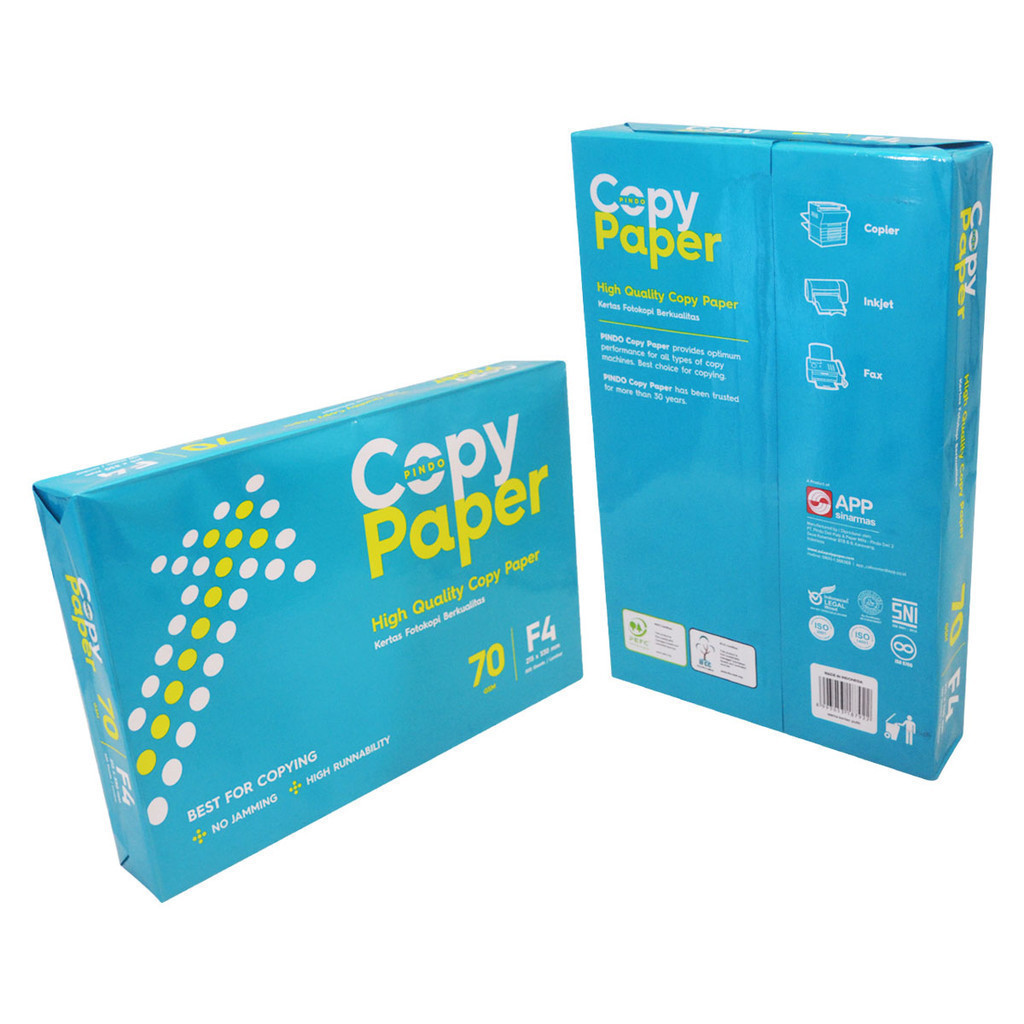 Jual HVS F4 A4 Copy Paper Kertas Print Hvs Kertas Fotocopy / Hvs High ...