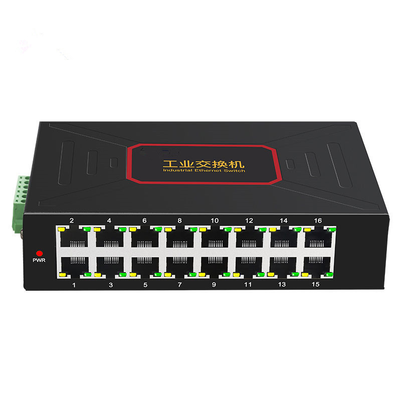 Jual Supply 16 Ports Industrial Ethernet Switches 10/100Mbps DIN Rail ...