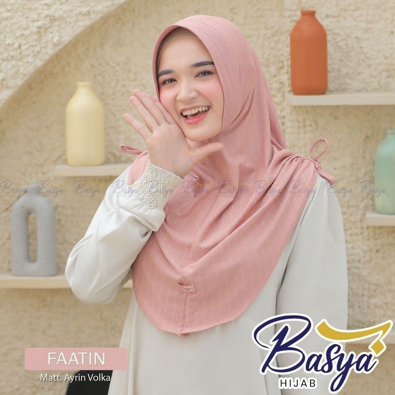 Jual [BASYA] FAATIN ••basya••hijab instan jersey ayrine••kerudung ...